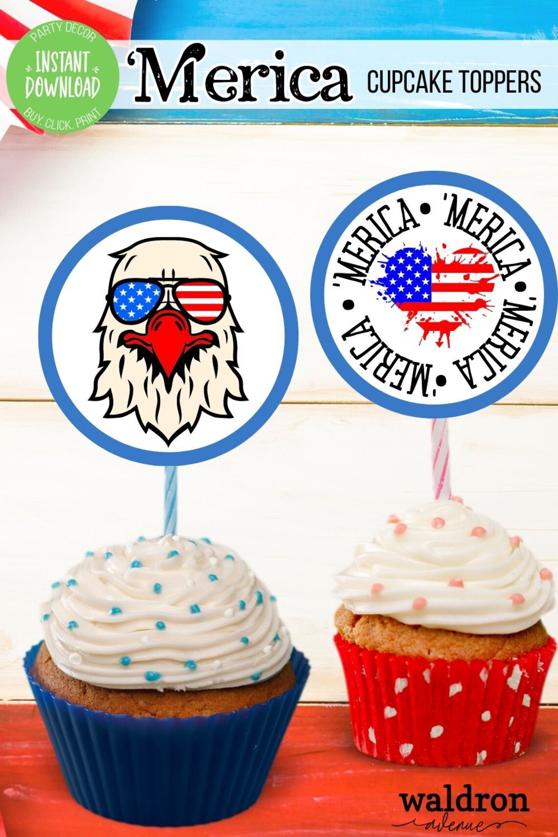 4th of July Decoration | Party Bundle | Merica Banner | Patriotic ...