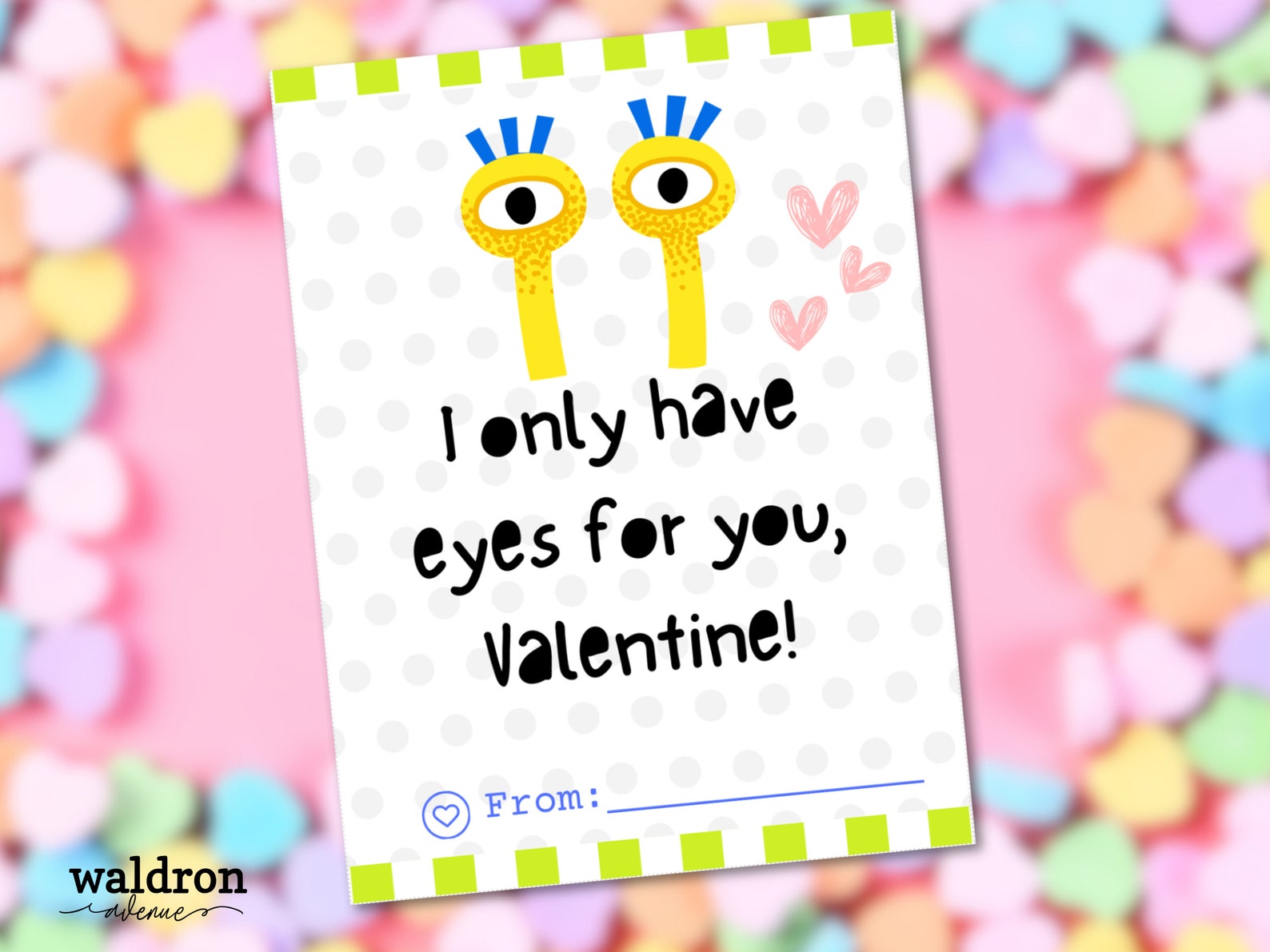 Monster Valentines | Class Valentines | Printable Valentines for Class ...
