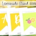 Lemonade Stand Sign | Lemonade Banner | Lemonade Bar | Lemon Bridal ...