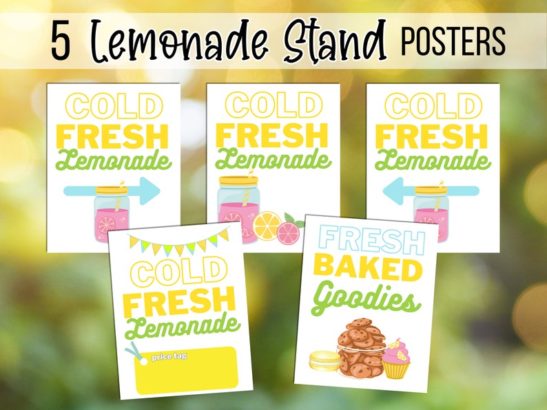 Lemonade Stand Sign | Lemonade Banner | Lemonade Bar | Lemon Bridal ...