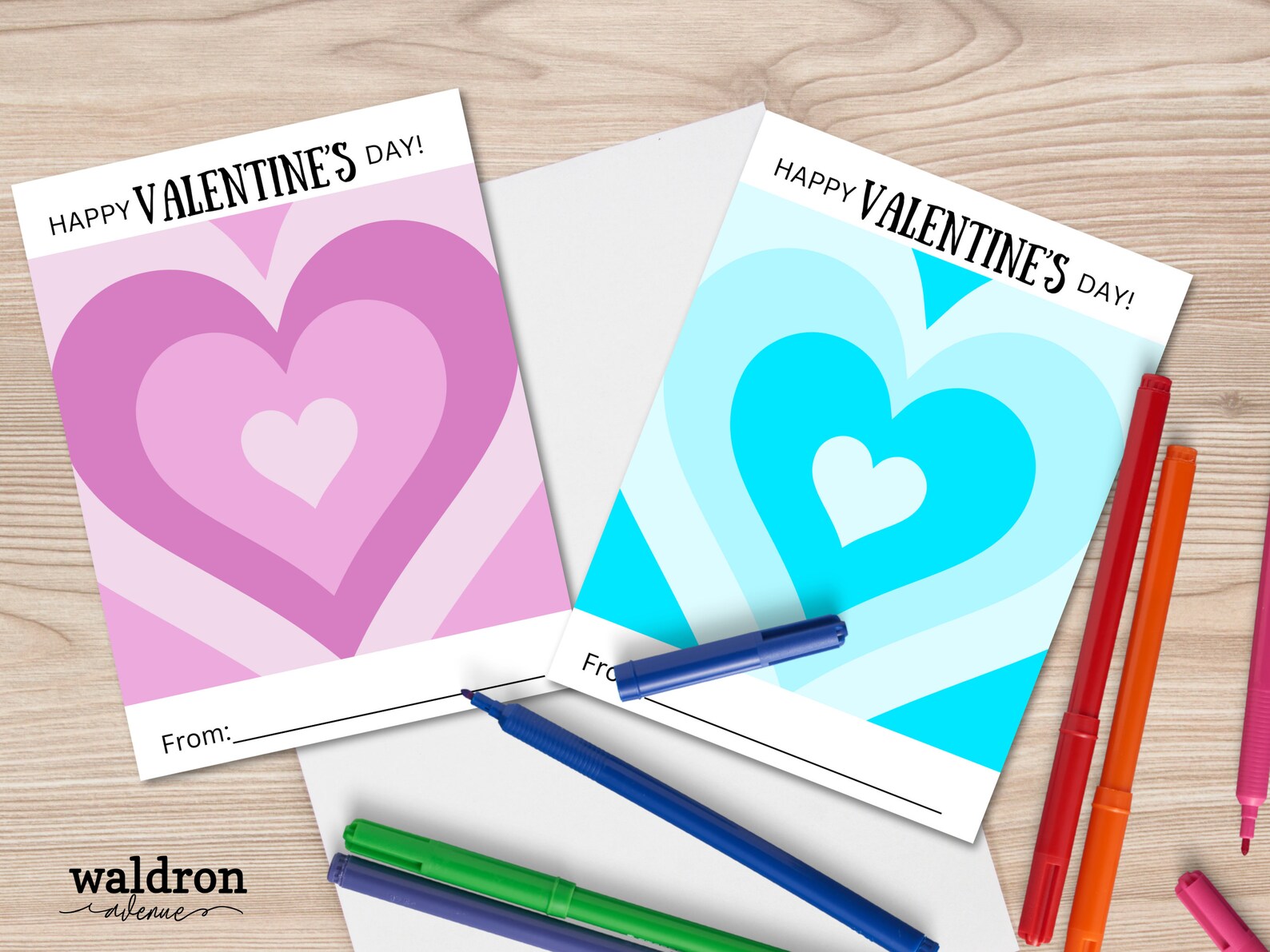 Groovy Printable Valentine | Class Valentines | Printable Valentines ...