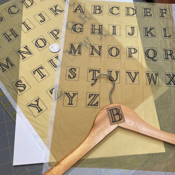 Decoupage Letters - Etsy