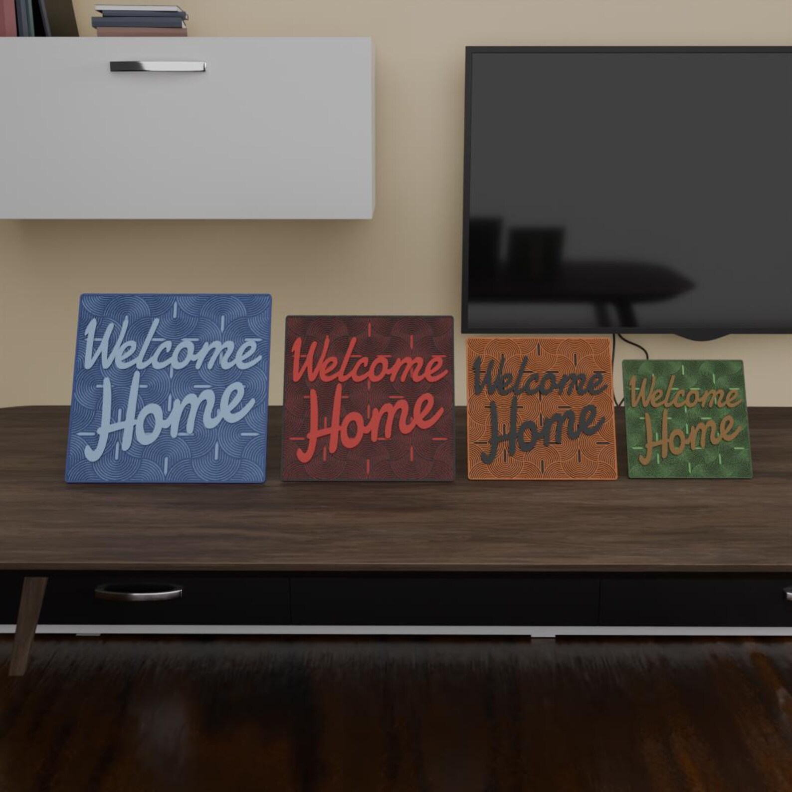 Boho Sign Wooden Home Sign Welcome Home DIY Project File Glowforge ...