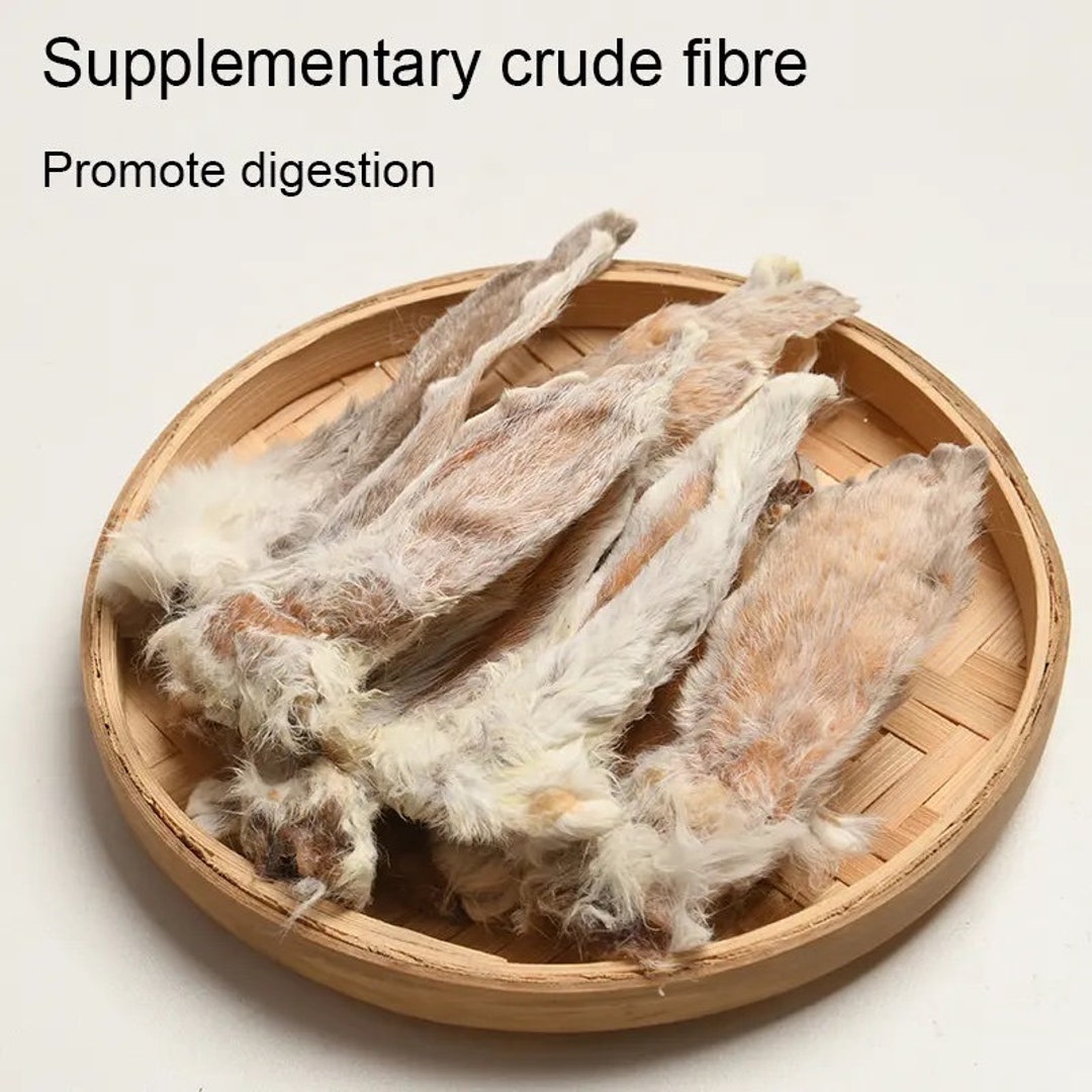 Natural Rabbit Ears, Dehydrated Air Dried Young Rabbit Ear , Hair on ...