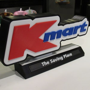Kmart Replica Sign: Lighted Desk Display, Retro Decor - Etsy