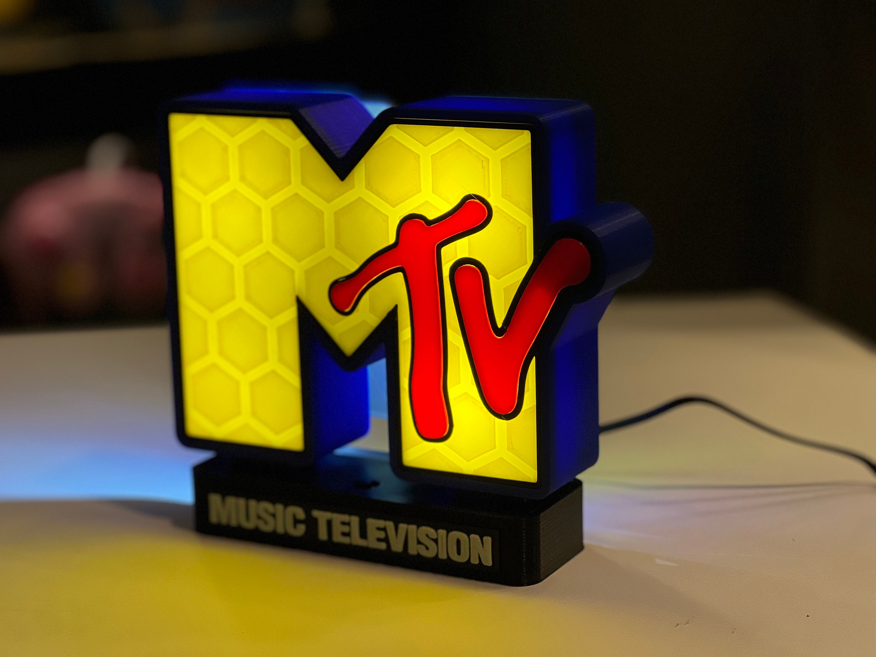 MTV Lighted Sign Battery or AC Power Option - Etsy