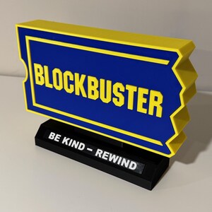 Blockbuster Lighted Sign - Etsy