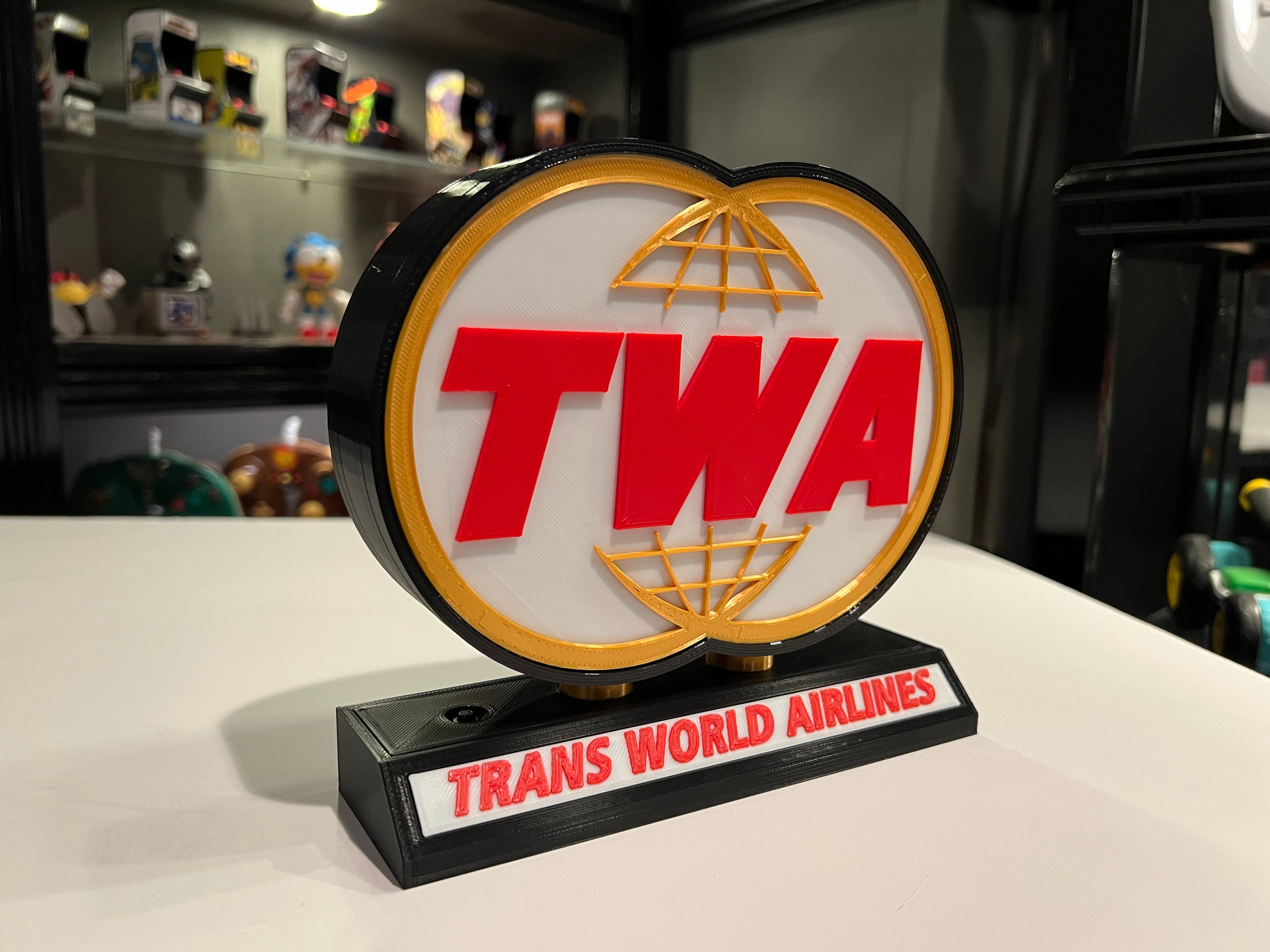TWA Light Trans World Airlines - Etsy