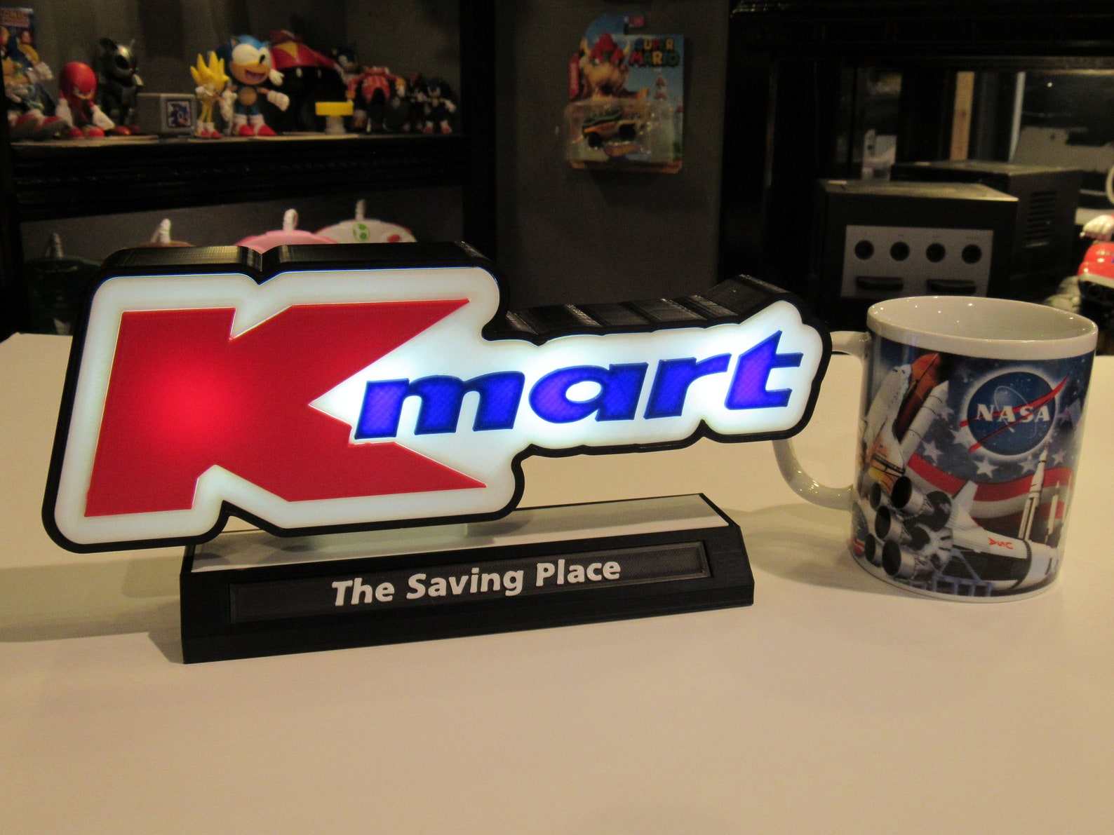Kmart Replica Sign: Lighted Desk Display, Retro Decor - Etsy