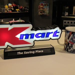 Kmart Replica Sign: Lighted Desk Display, Retro Decor - Etsy