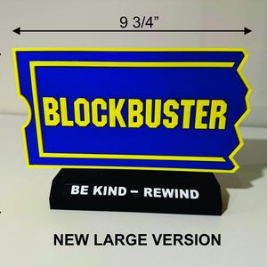 Blockbuster Lighted Sign - Etsy