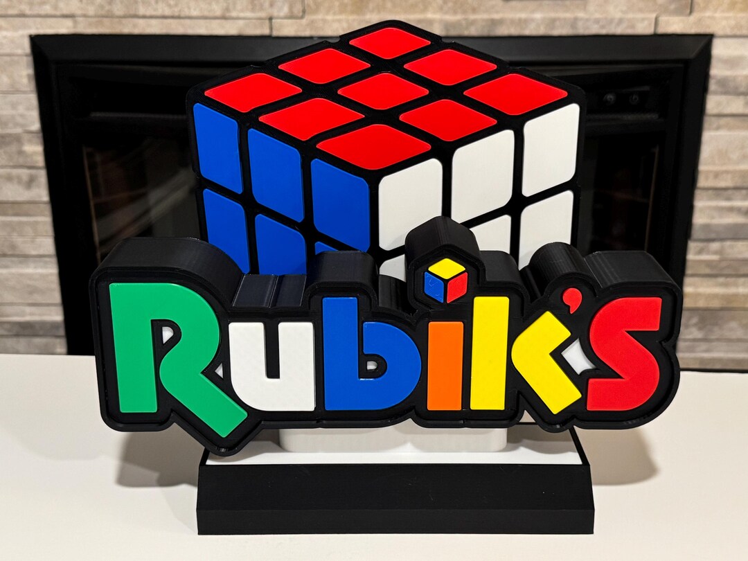 Rubiks Cube Lighted Sign. for the Love of Rubik. - Etsy