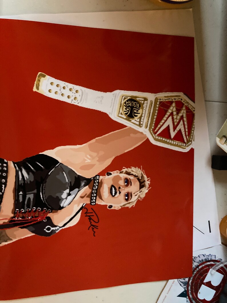 Rhea Ripley Print - Etsy