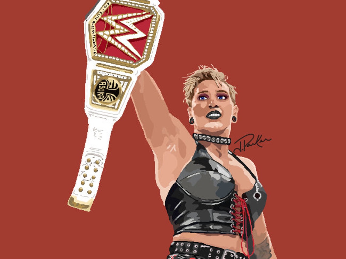 Rhea Ripley Print - Etsy