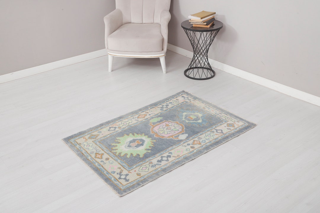 3x4 Vintage Rug,3x4 Rug, Neutral Rug, Turkish Rug, Small Rug 3x4 ...