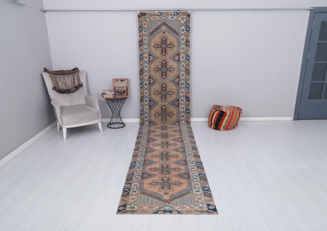 3x15 Turkish Runner, 3x15 Vintage Runner, Turkish Rug,home Decor,oushak ...