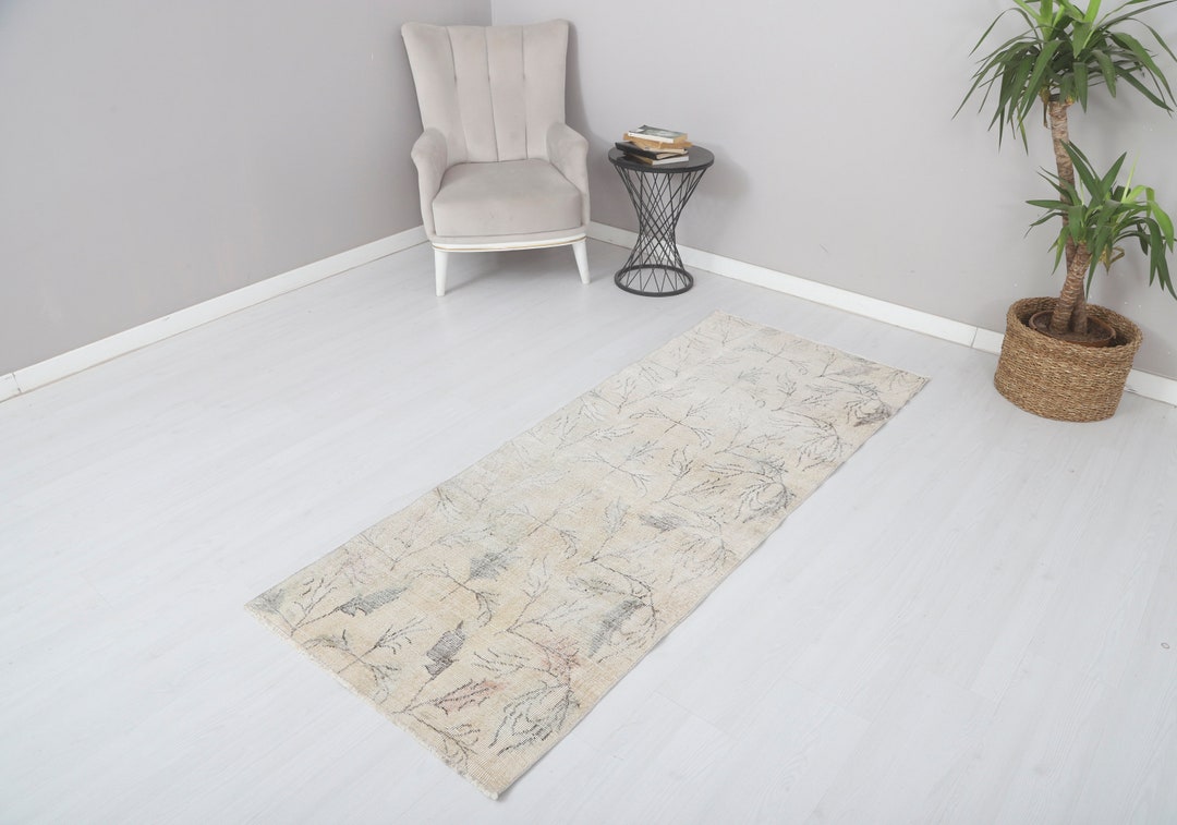 Turkey Oushak Rug, Colorful Rug, 3x7 Rug,kids Rug,turkish Rug,vintage ...