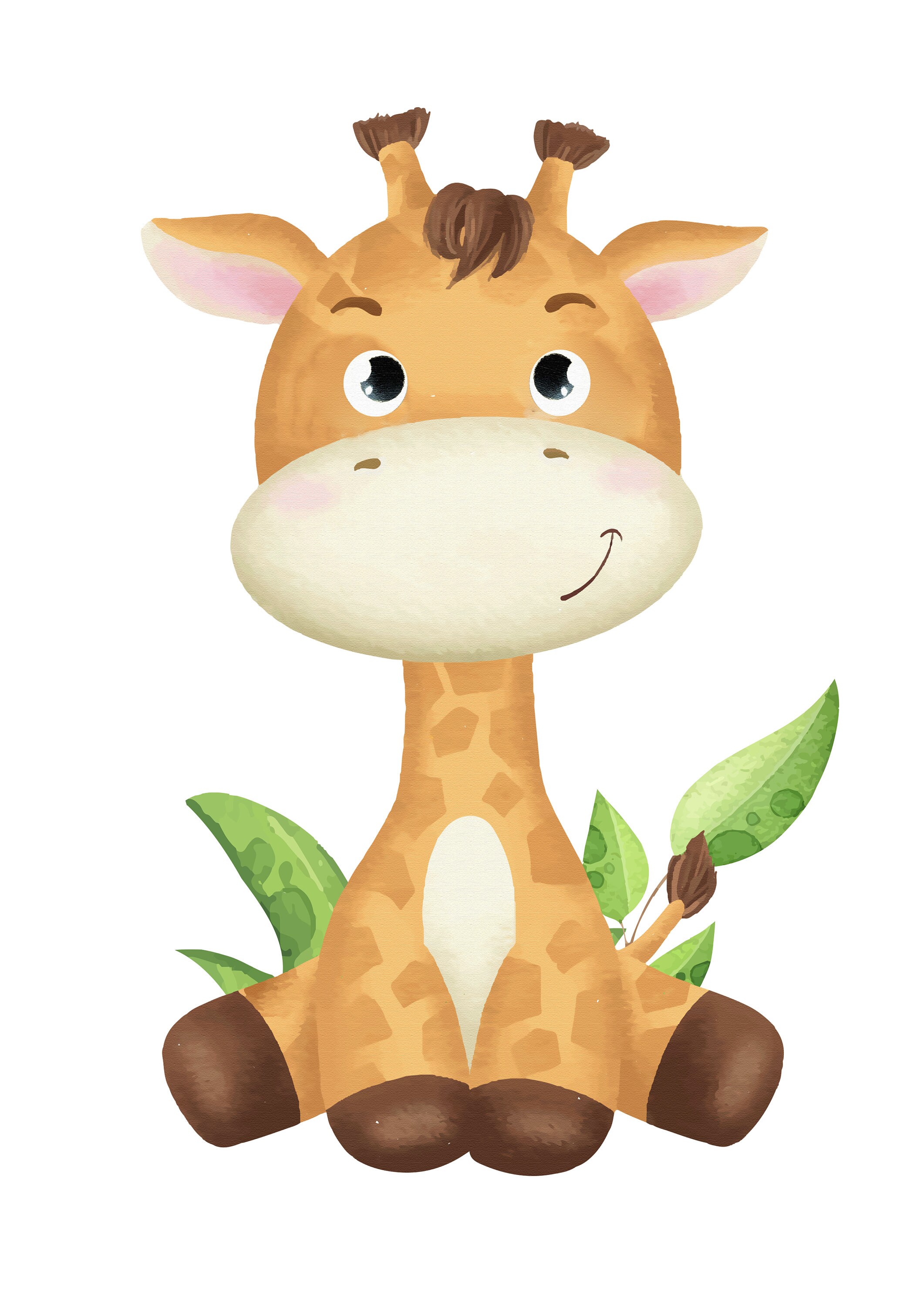 Giraffe Druck. Kinderzimmer Dekor. Giraffe Plakat. | Etsy