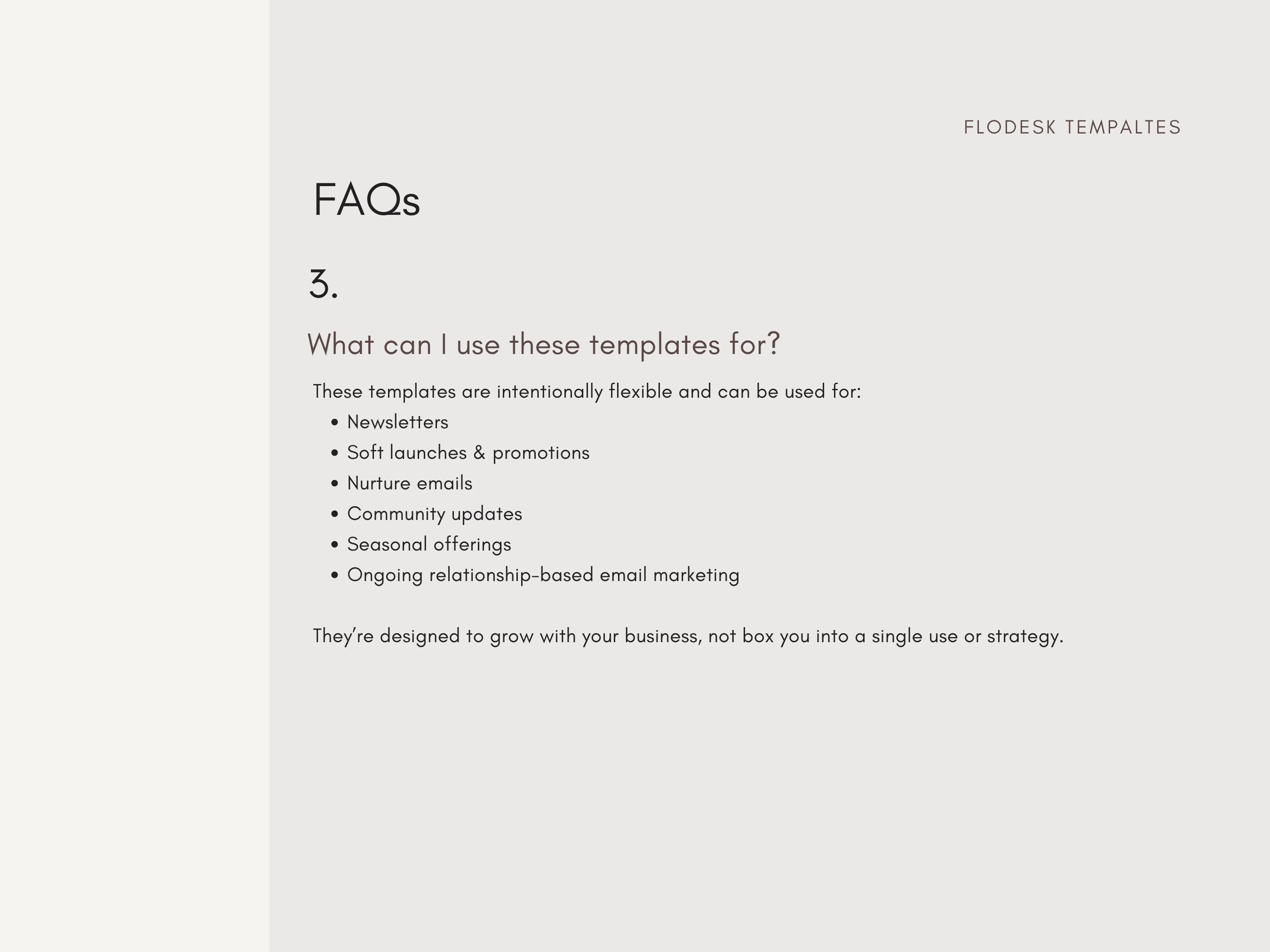 Welcome New Subscribers Email Template | Flodesk Email Template | Email ...
