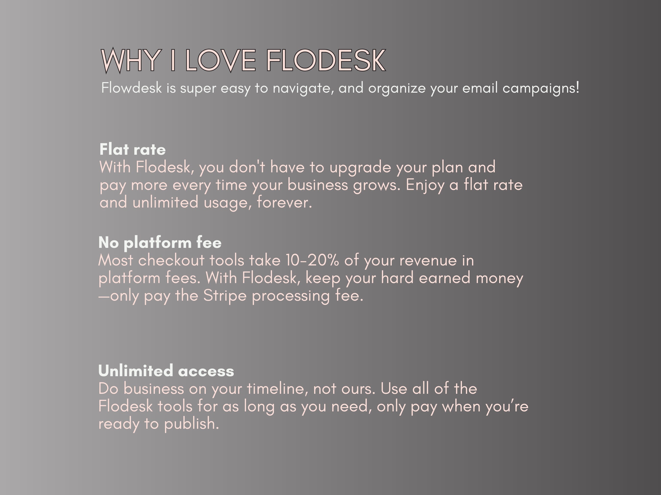 Welcome New Subscribers Email Template | Flodesk Email Template | Email ...