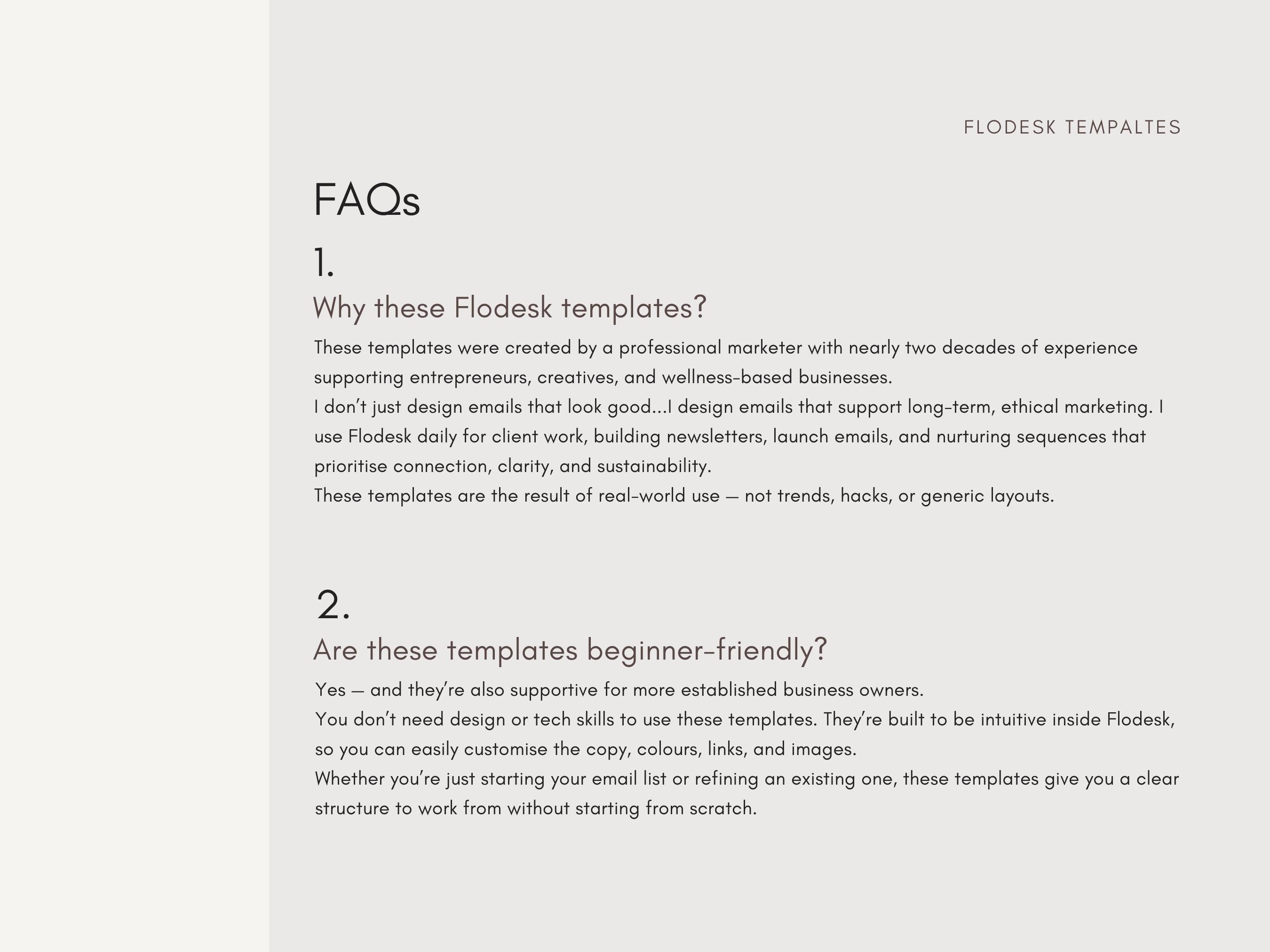 Welcome New Subscribers Email Template | Flodesk Email Template | Email ...