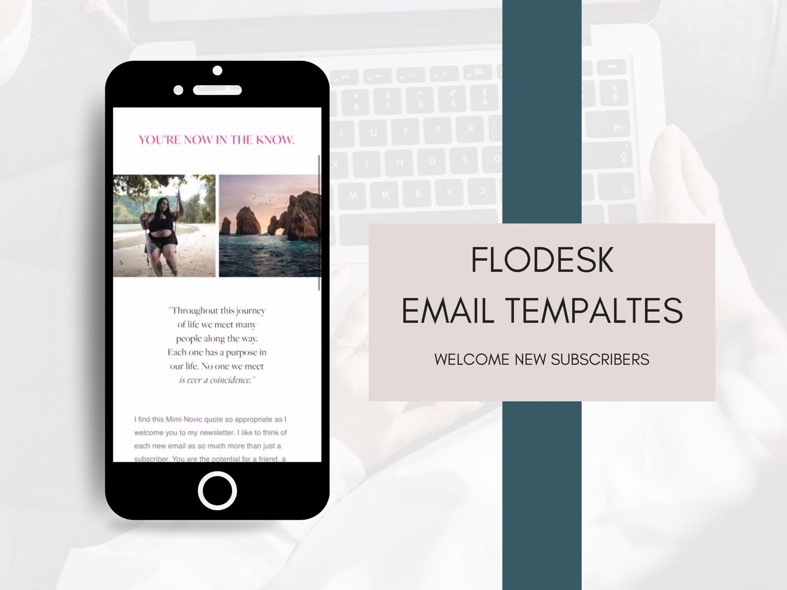 Welcome New Subscribers Email Template | Flodesk Email Template | Email ...
