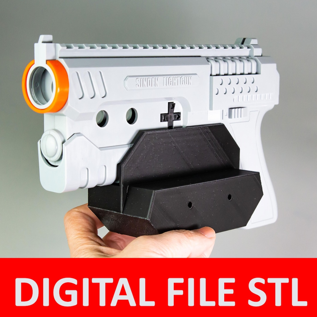 Sinden Light Gun Holster, Supportless Stl Digital File Easy to 3d Print ...