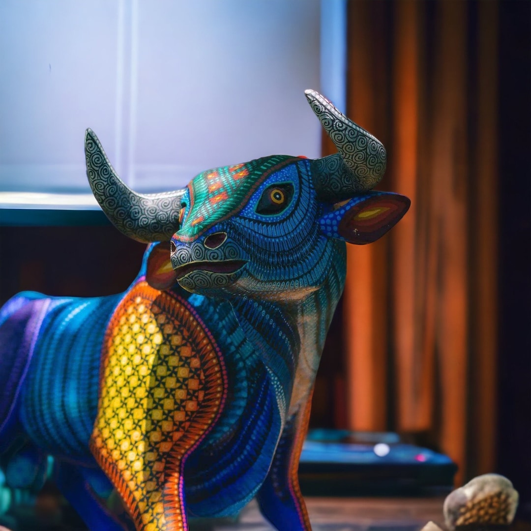 Toro Oaxaca Alebrije - Etsy