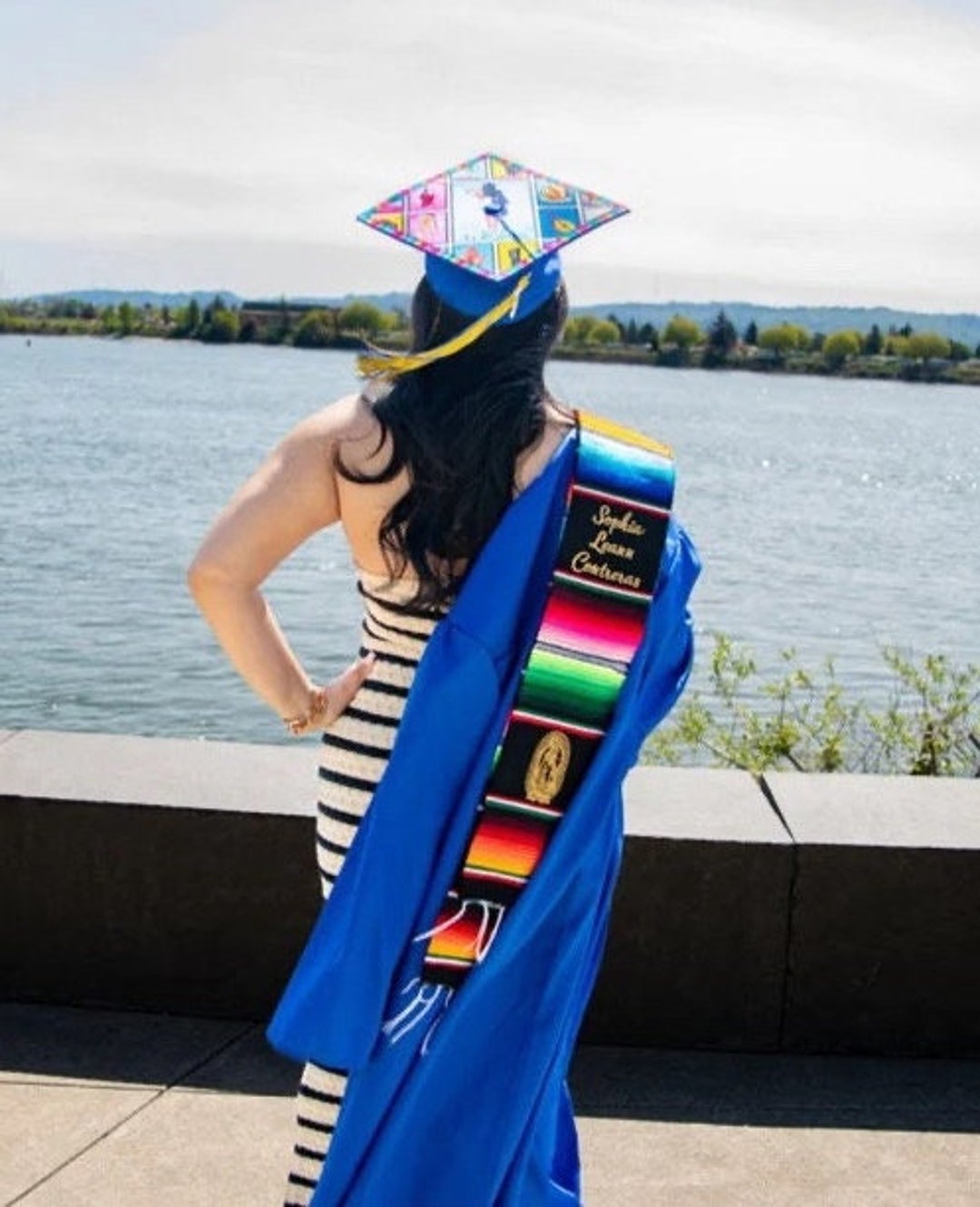 Custom Sarape Graduation Stole, Personalized Stole, - Etsy