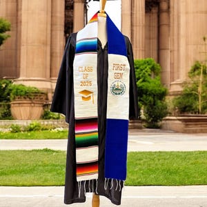 El Salvador First Generation/graduation Stole - Etsy