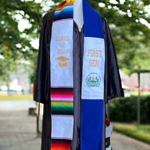 El Salvador First Generation/graduation Stole - Etsy