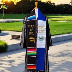 El Salvador First Generation/graduation Stole - Etsy