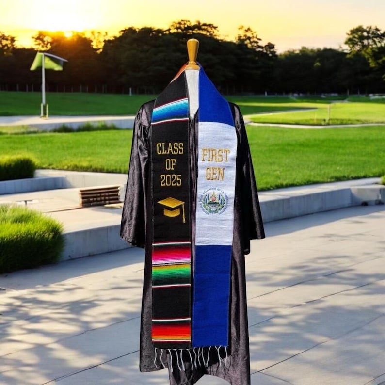 El Salvador First Generation/graduation Stole - Etsy