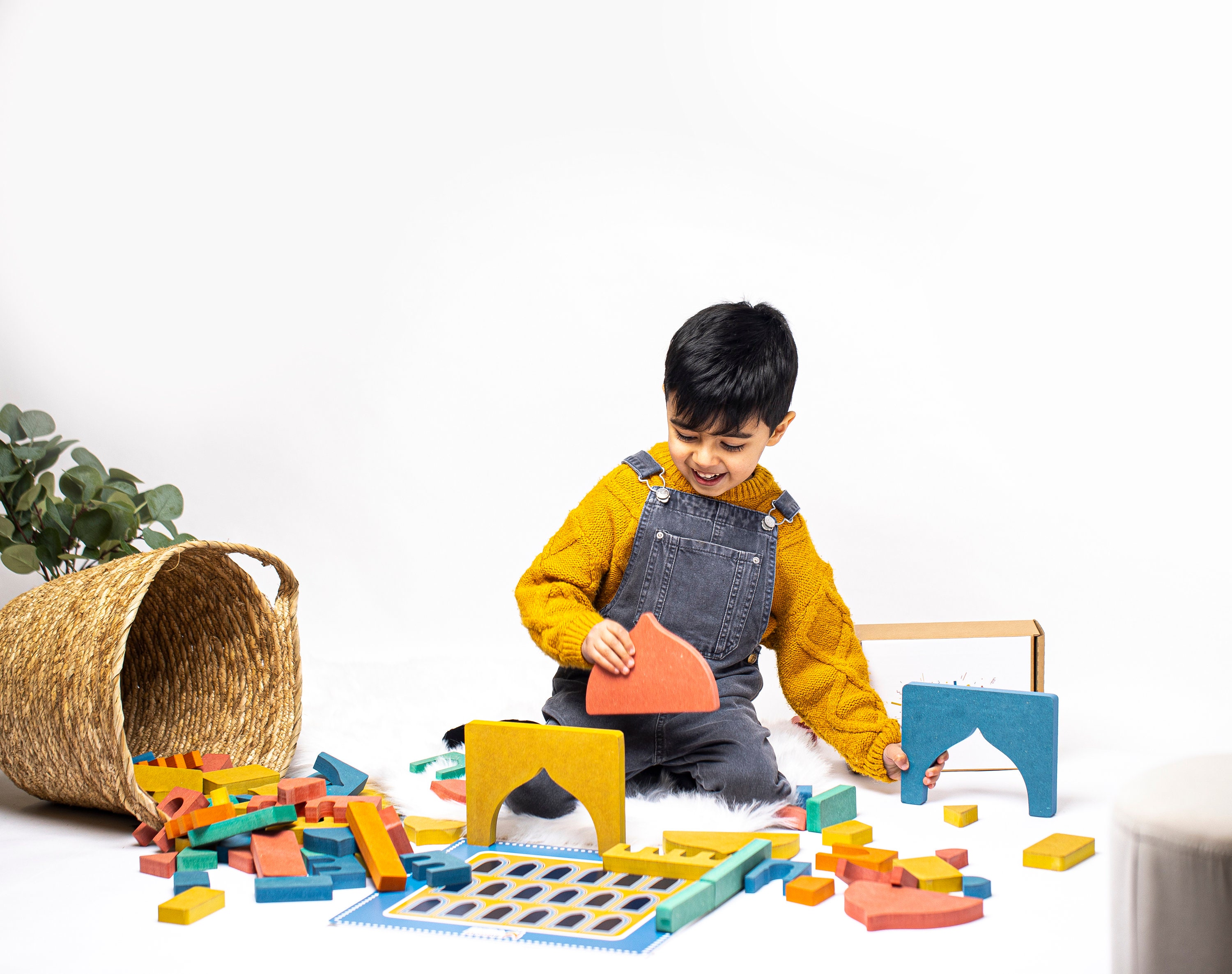 Build a Mosque Wooden Masjid Blocks Mosque Blocks Wooden | Etsy