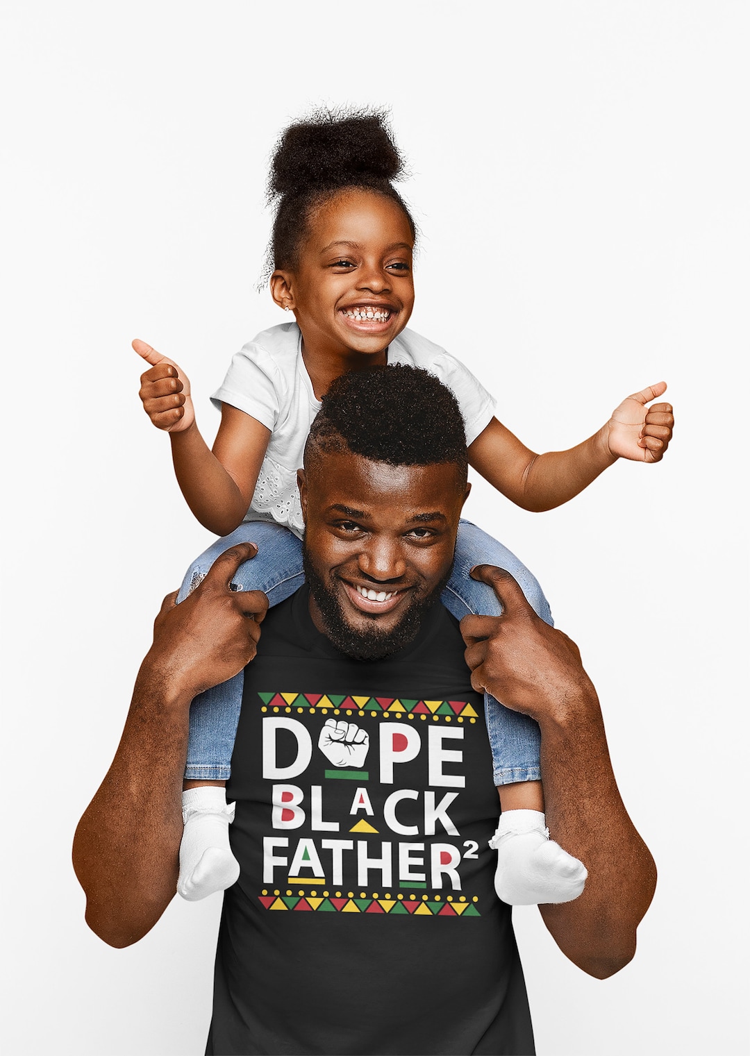 Dope Black Father Squared, Father of Two, Black Owned Clothing, Black ...
