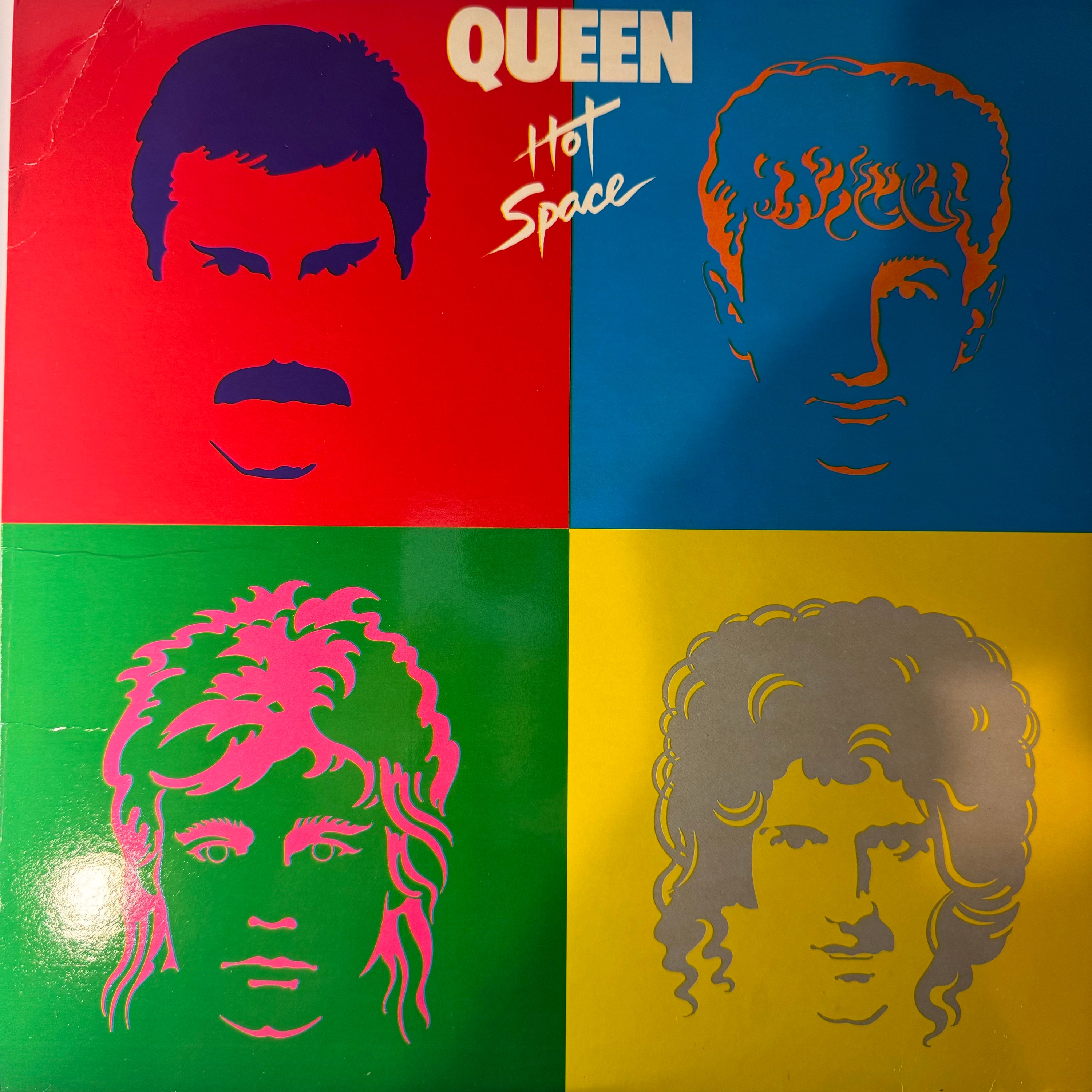 Rare Original '82 Queen Hot Space Elektra Records Vintage U.S Vinyl ...
