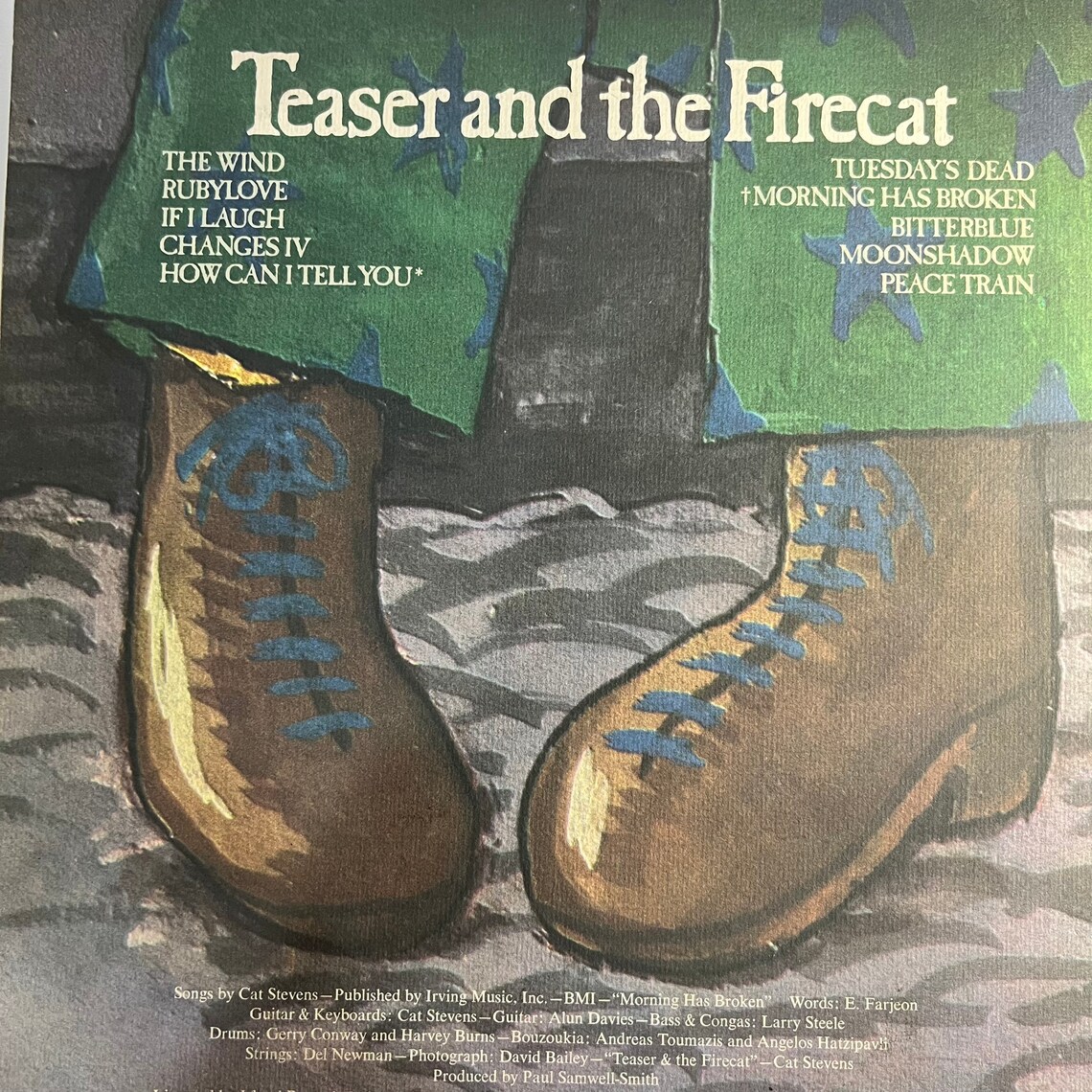 Cat Stevens - Teaser and the Firecat - 1971 Mint - Vintage Vinyl Record ...