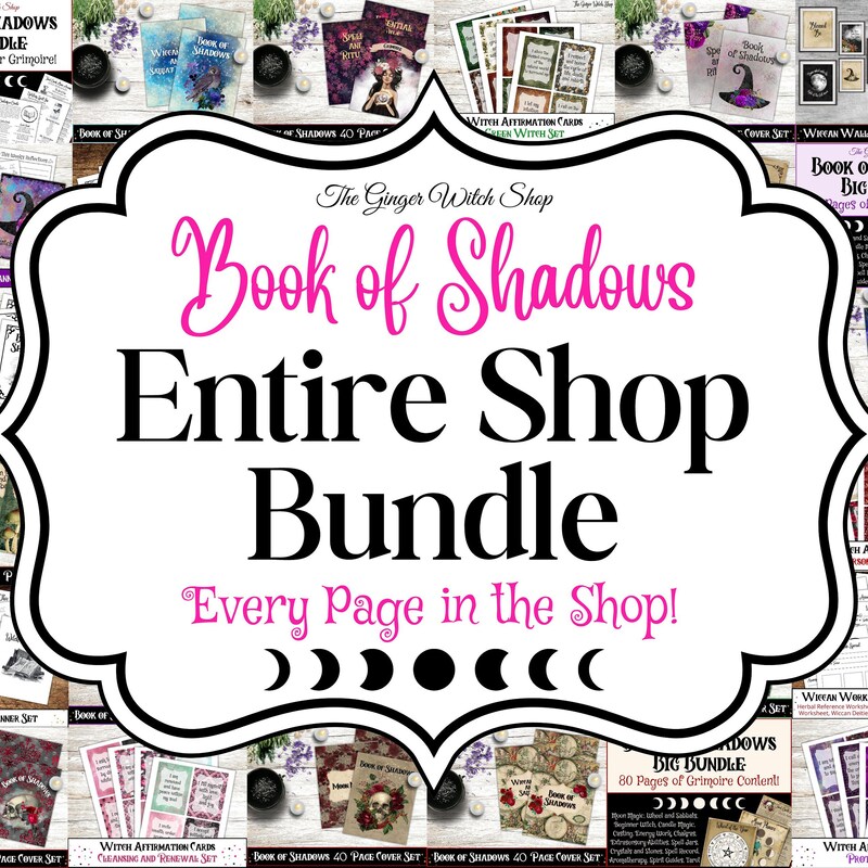 Book of Shadows Pages - Etsy