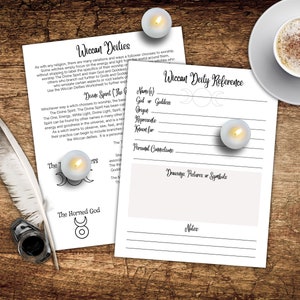 Witch Worksheets Bundle, Book of Shadows Pages, Grimoire Pages, Witch ...