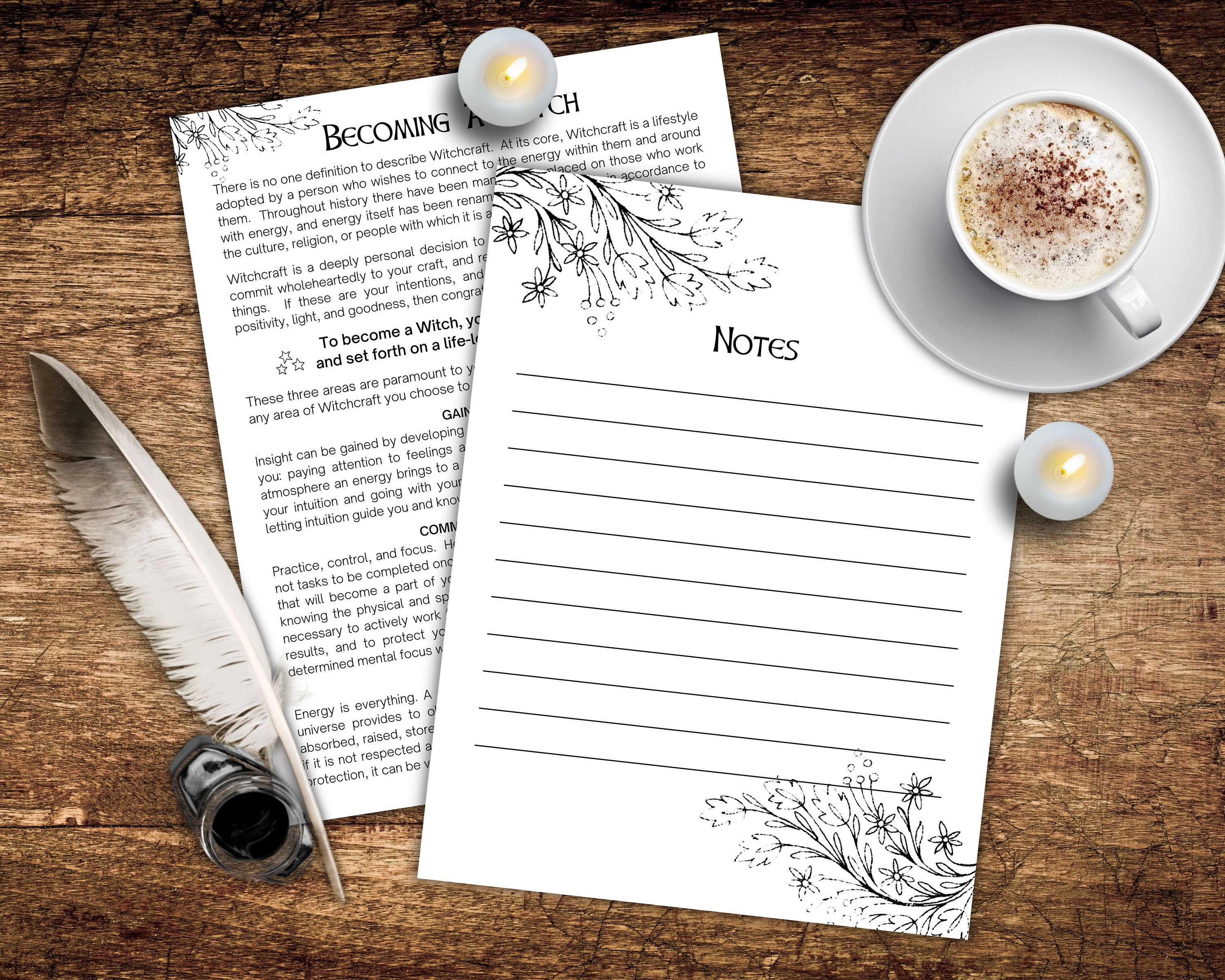 Book of Shadows Bundle Beginner Witch Pages Book of Shadows - Etsy