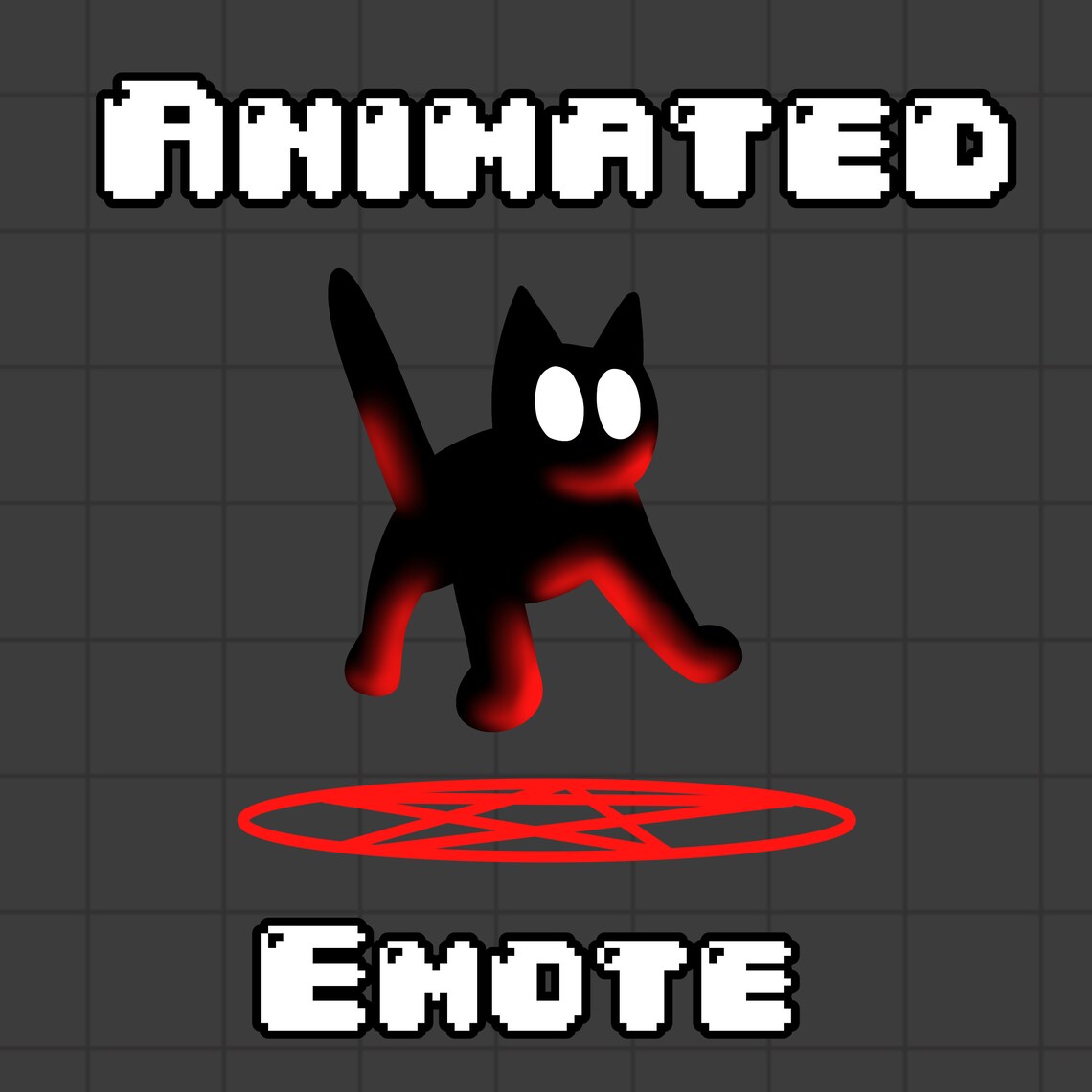 Animated Floating Black Cat Meme / Twitch and Discord Emote - Etsy