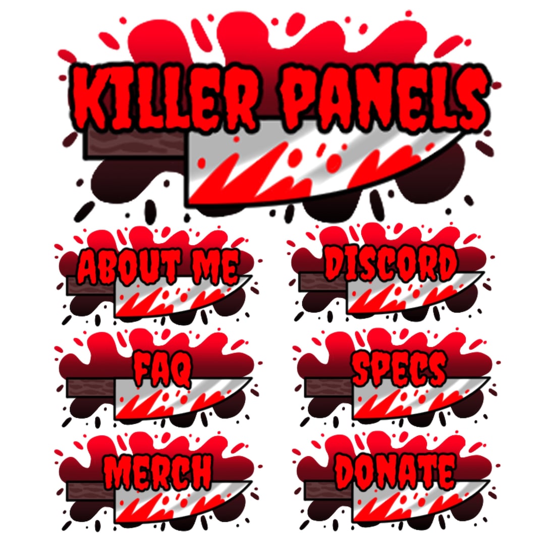 Killer Stream Panels / Twitch Streaming - Etsy