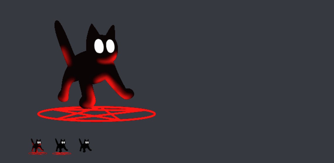 Animated Floating Black Cat Meme / Twitch and Discord Emote - Etsy Canada