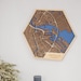 Custom Wooden City Map, Laser Cut 3d Wood Map, Hometown Topographic Map ...