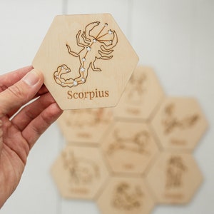 Constellation Tiles, Zodiac Symbols Flashlight, Montessori Toddler ...