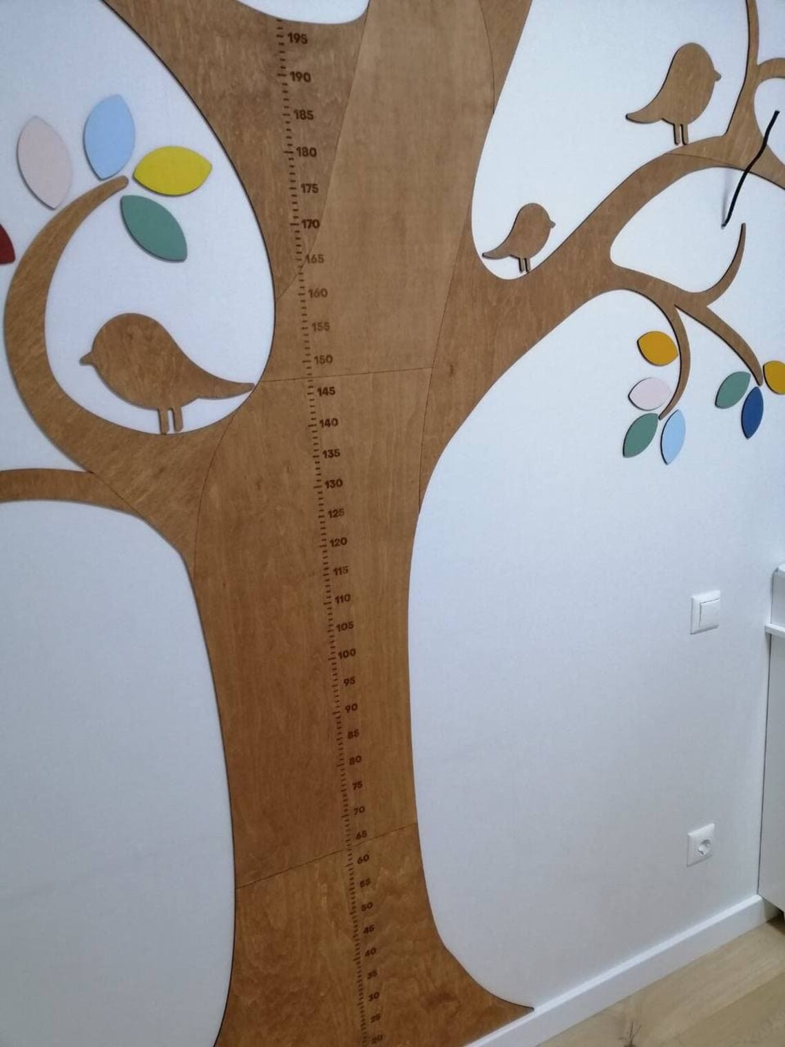 Tree Growth Chart for Kids Nursery Play Room Wall Decor | Etsy