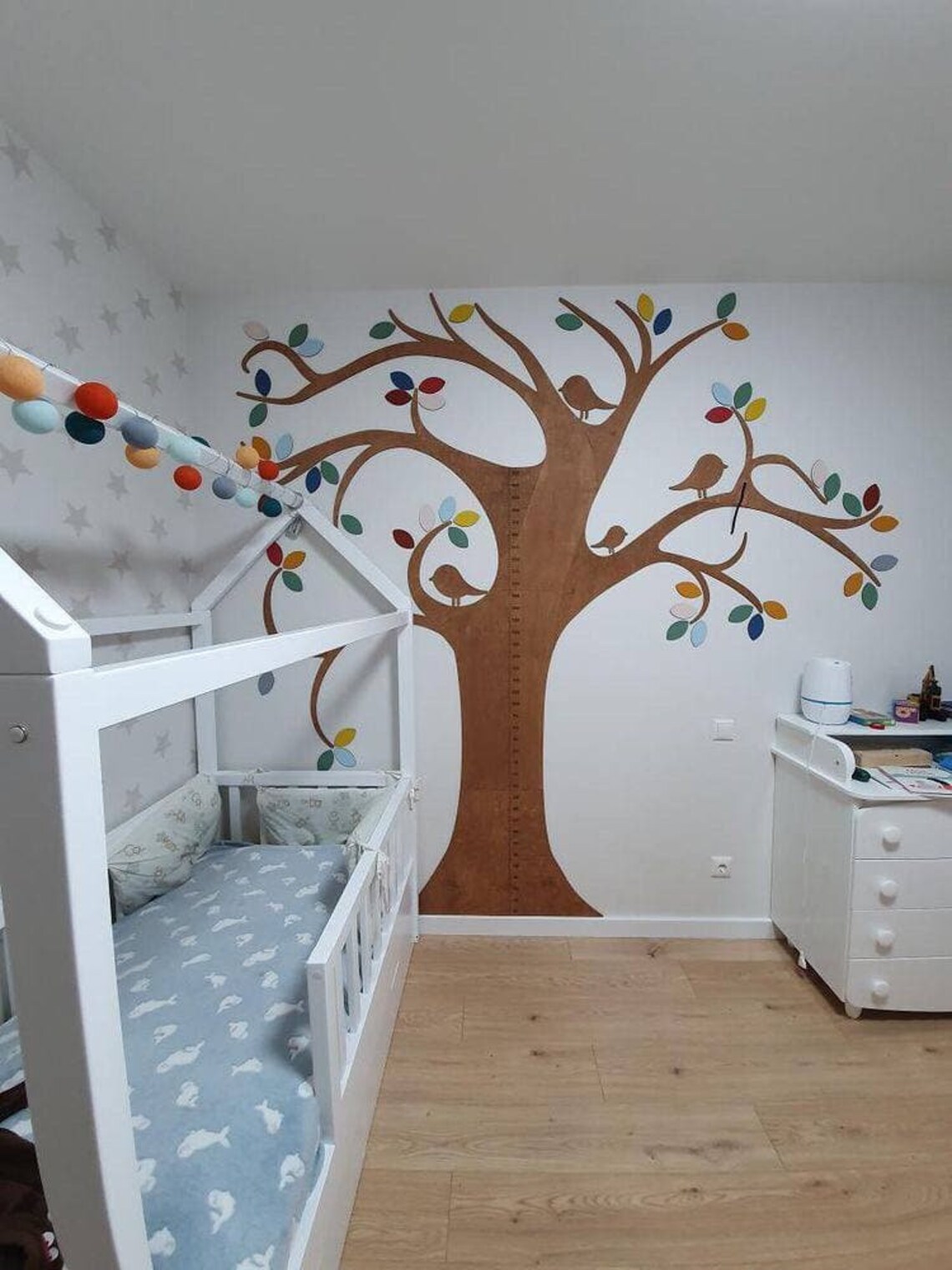 Tree Growth Chart for Kids Nursery Play Room Wall Decor | Etsy