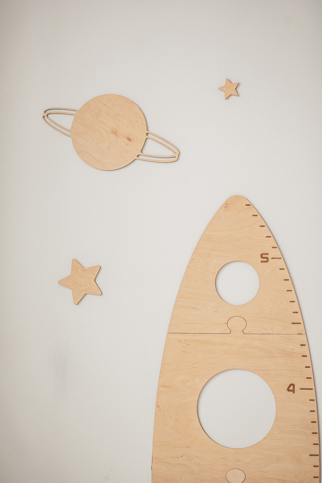 Stars for Space Theme Growth Chart - Etsy
