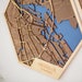 Custom Laser Cut Wooden 3d Topographic City Map Valentines - Etsy