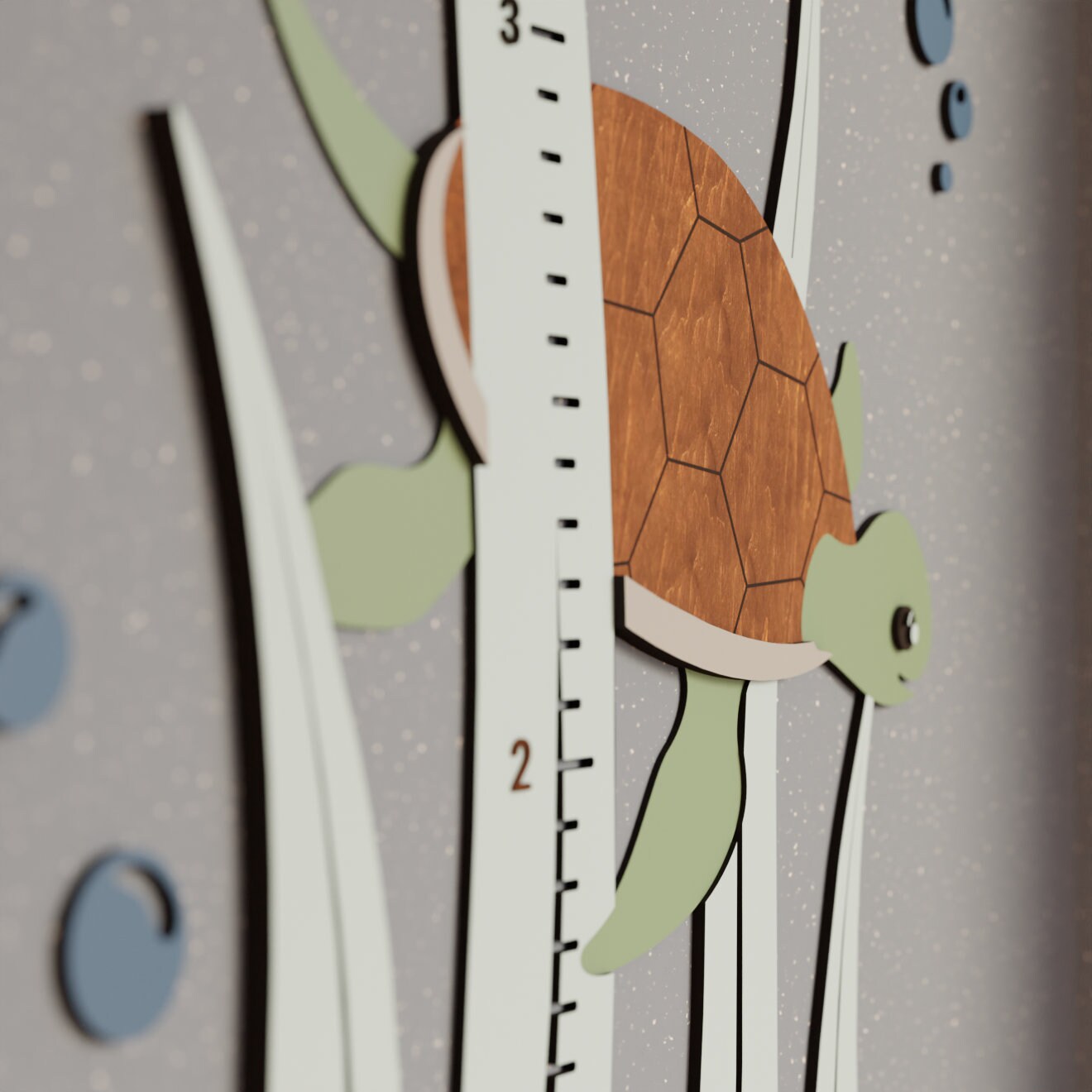 Sea Turtle Growth Chart, Nautical Themed Baby Shower, Ocean Nursery ...